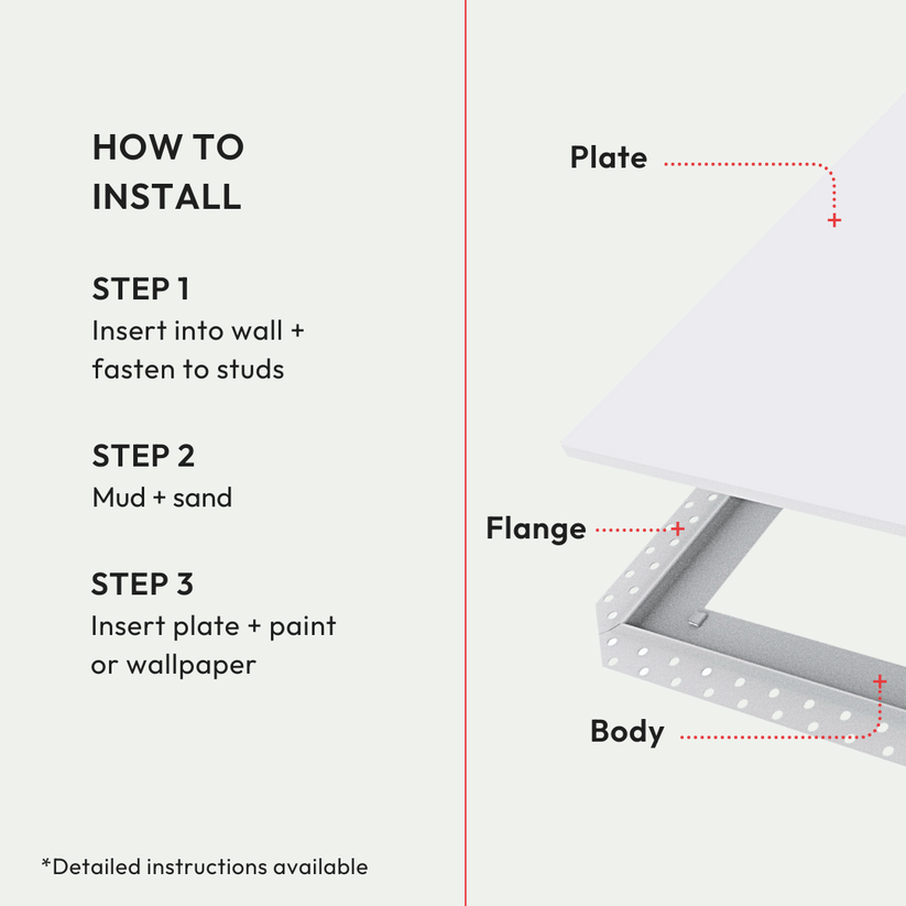 Flush Access Panel [Luxe] – Fittes USA Inc.