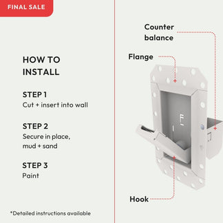 Flush Hideaway Hook [Luxe] – Fittes USA Inc.